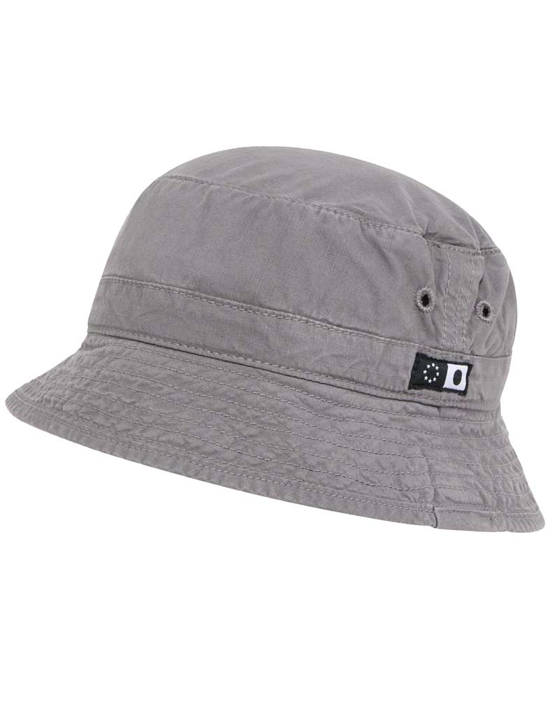 EDWIN RIP STOP BUCKET HAT BRUSHED NICKEL - UNIFORM RESEARCH