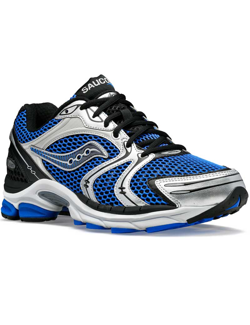 Saucony Progrid Triumph 4 Trainers Blue Silver