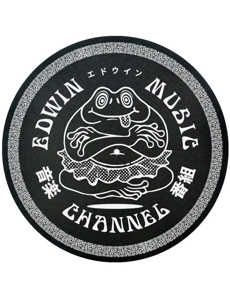 EDWIN MUSIC CHANNEL SLIPMAT BLACK - UNIFORM RESEARCH